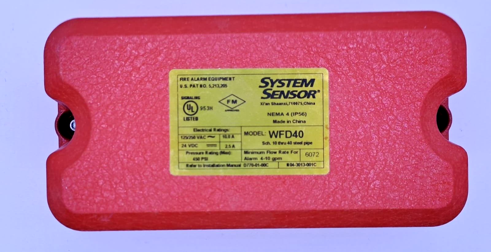 SYSTEM SENSOR WFD40 WATERFLOW DETECTOR | eBay
