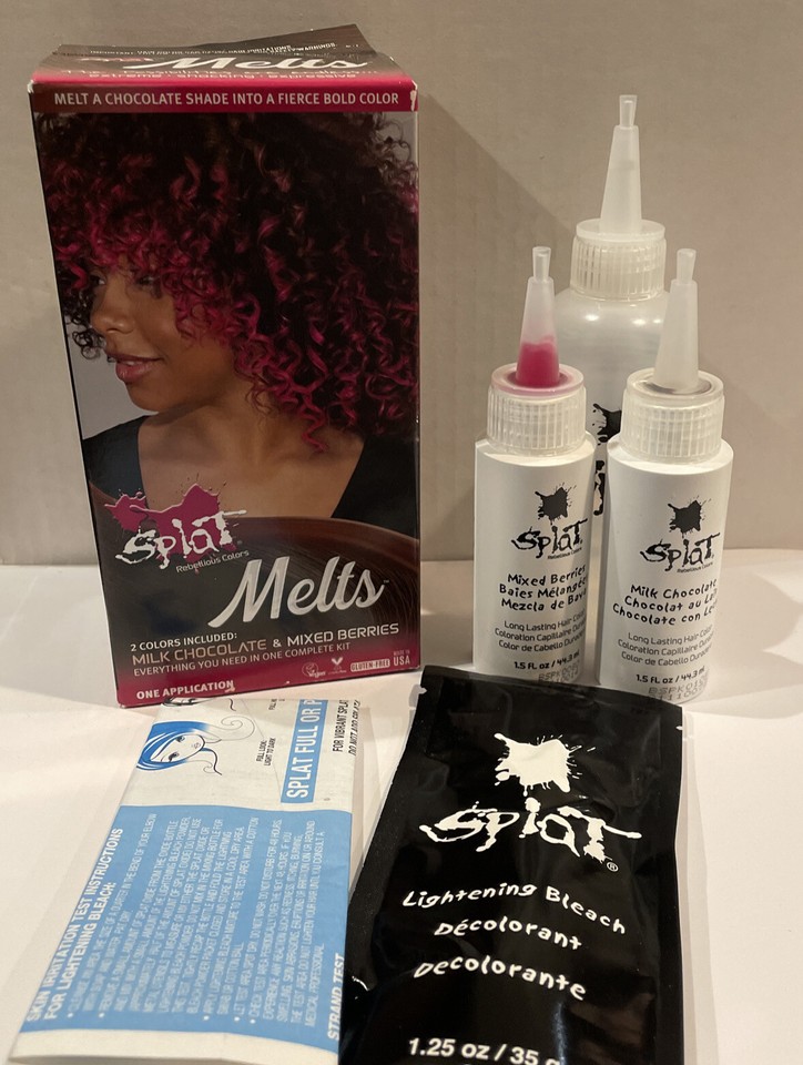Splat Rebellious Hair Color Melts in Milk Chocolate & Mixed Berries ...