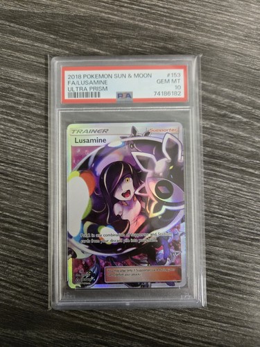 Pokemon Lusamine Ultra Prism Full Art #153 PSA 10 Gem Mint | eBay