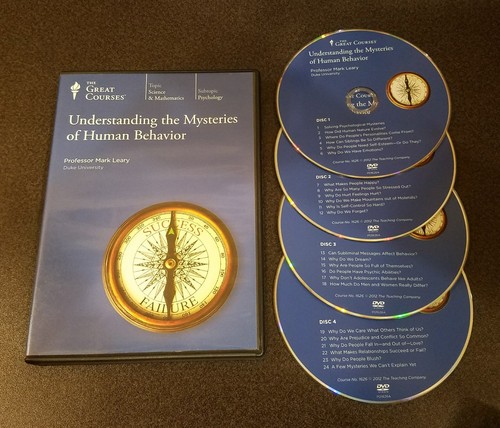 Understanding the Mysteries of Human Behavior (DVD) Great Courses Mark ...