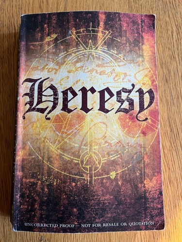 HERESY by S.J. PARRIS - HARPER - 2009 - P/B - UK POST £3.25 *PROOF ...