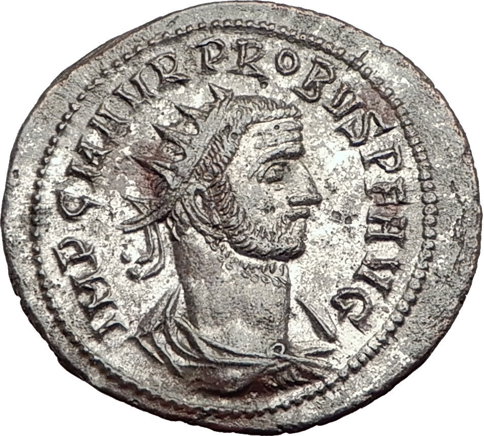 PROBUS Original 276AD Authentic Ancient Roman Coin of Tripolis JUPITER ...