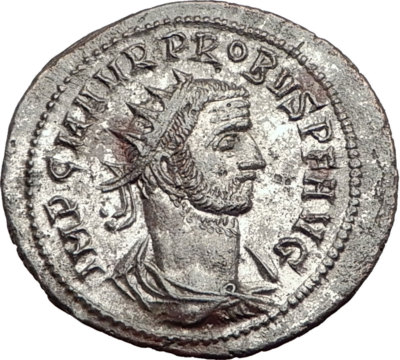 PROBUS Original 276AD Authentic Ancient Roman Coin of Tripolis JUPITER ...