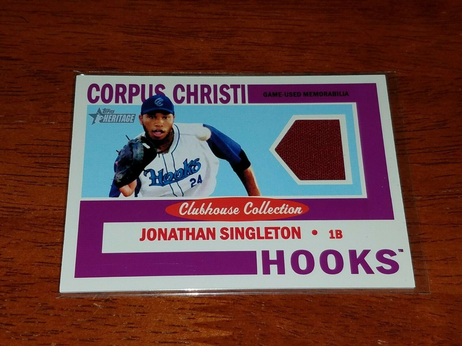 Jonathan Singleton 2013 Topps Heritage Minors Clubhouse Collection ...