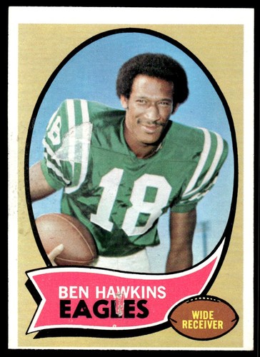 1970 Topps Ben Hawkins Rookie Philadelphia Eagles #98 | eBay