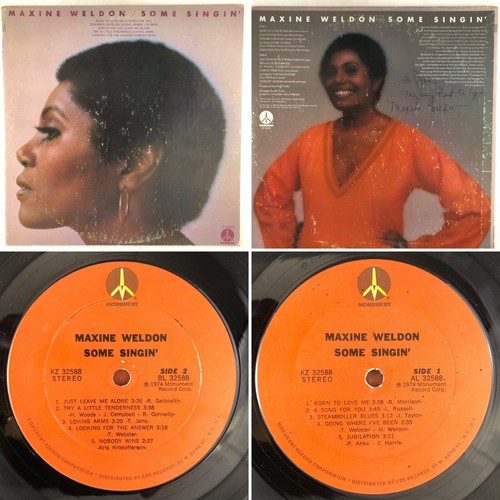 SIGNED MAXINE WELDON SOME SINGIN KZ 32588 LP Vinyl (VG) Tested | eBay