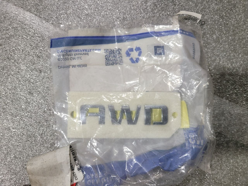 09-18 CHEVY TRAVERSE EQUINOX AWD REAR LIFTGATE EMBLEM 15239124 23463274 ...