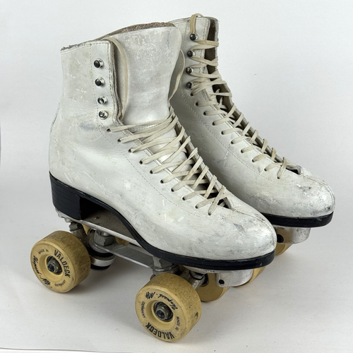 Vintage Riedell Gold Star Custom Built Roller Skates Douglass Snyder ...