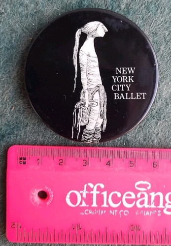New York City Ballet Performing Arts Dancing Dance Vintage Button Pin ...