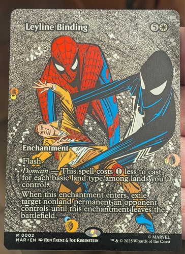 Leyline Binding 0002 (Borderless) MTG Magic Marvel's Spider-Man | eBay