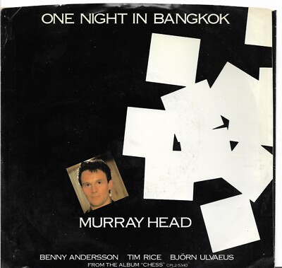 One Night In Bangkok, Merano * by Murray Head (7" w/ PS, 1984, Chess ...