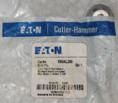 EATON CUTLER HAMMER E50KL200 Nylon Roller Lever E50 Limit Switch Lever ...