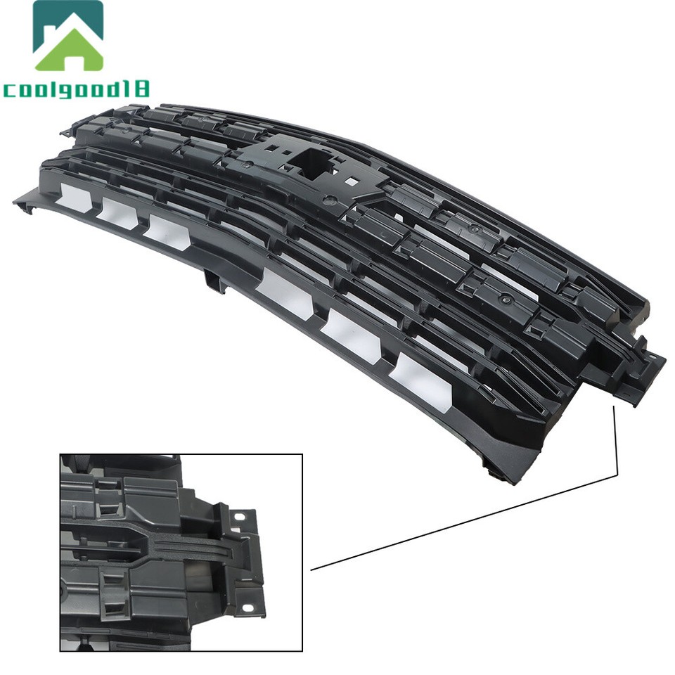 For Silverado 1500 2019-2022 Front Bumper Upper Grille Black 84493306 ...