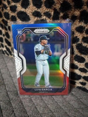 B5 2021 Panini Prizm Prizms Red White And Blue Luis Garcia #90 | eBay