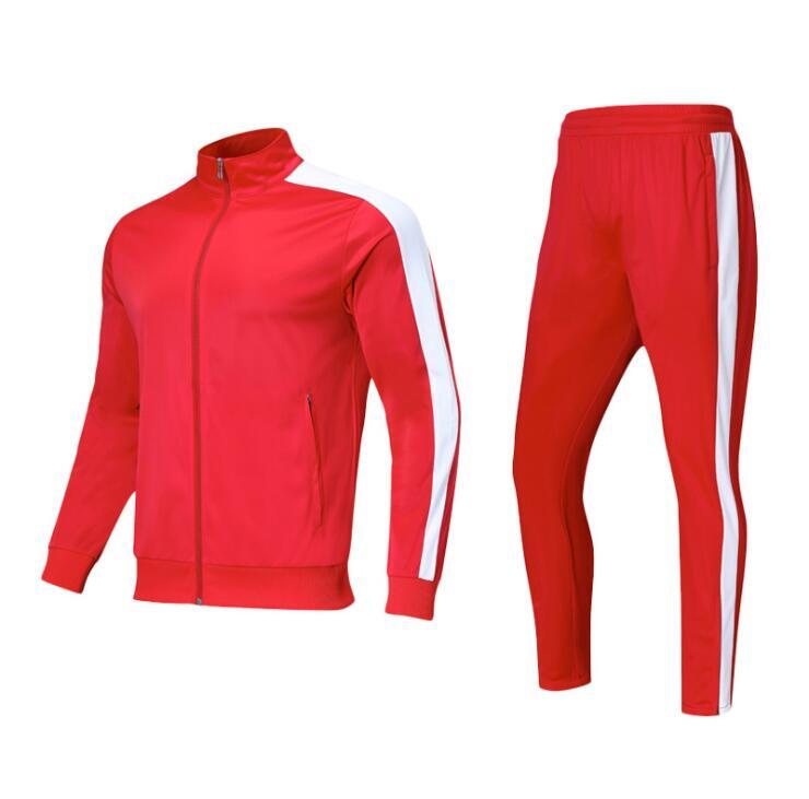 New Adult TrackSuit Running Training Suit Men sport set jogging Fitness ...
