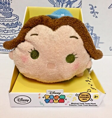 New Disney Store Beauty & The Beast Tsum Tsum Belle Musical Singing Be ...