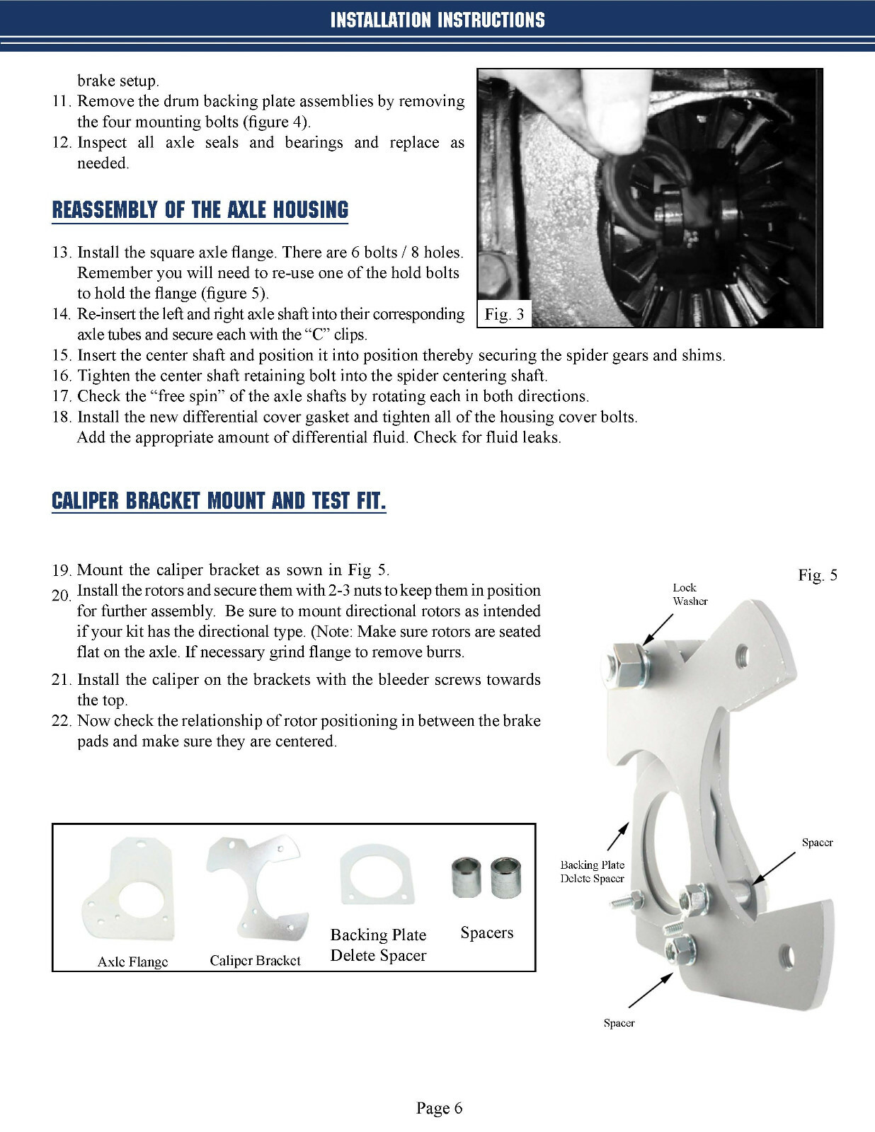 1982-92 Chevy S-10 Rear Disc Brake Conversion Kit | eBay