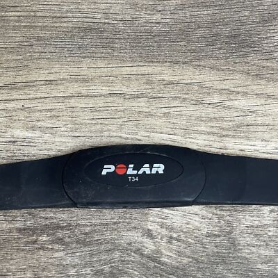 Polar T34 Training & Fitness Heart Rate Monitor Sensor Chest Strap ...