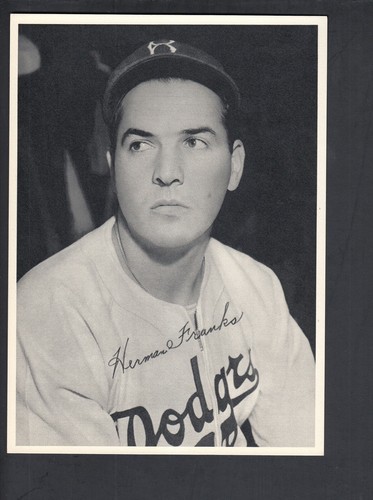Herman Franks 1940-49 Brooklyn Dodgers Picture Pack Photo Card | eBay