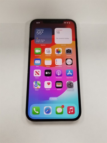 Apple iPhone 12 Pro Max 128GB Black A2342 (Spectrum) Fully Functional ...