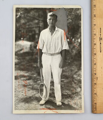 Vintage Photo Tennis John Doeg U.S. Open Champion in 1930 | eBay