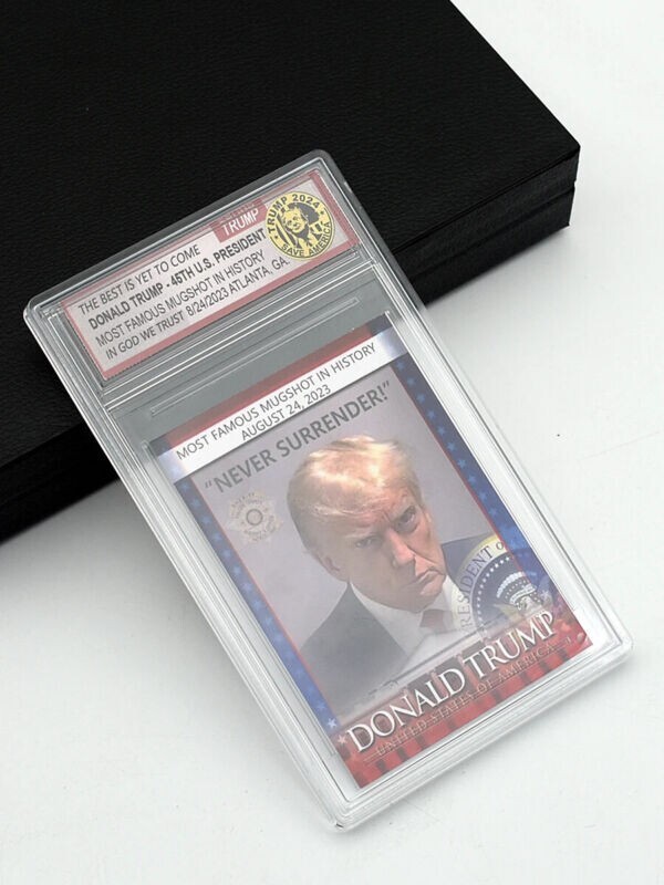 Donald Trump US President Plastic Card with Case Collection Card Fans ...