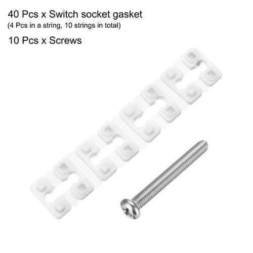 40pcs Outlet Spacers Switch and Receptacle Spacer with Screws,White | eBay