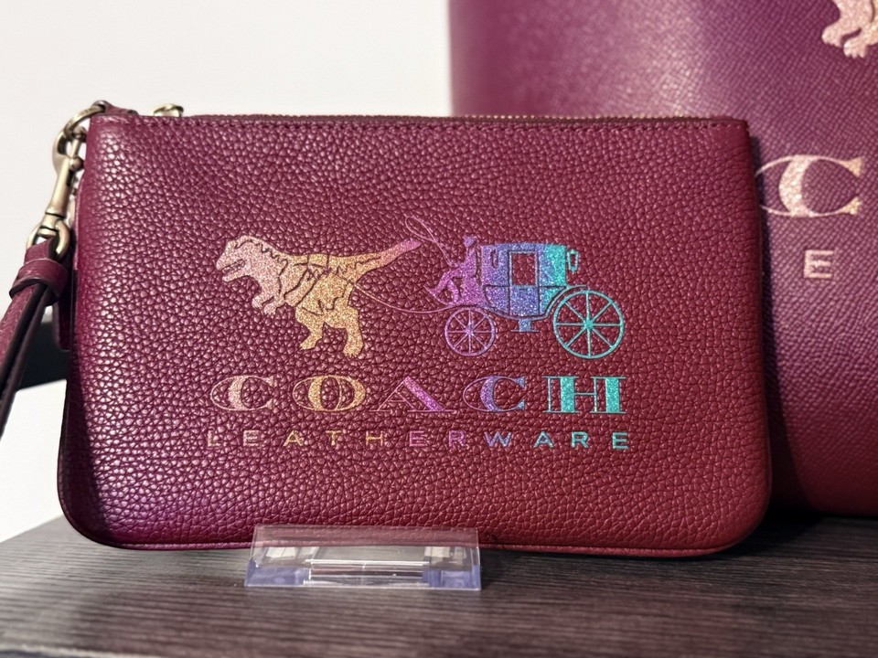 Coach REXY & Carriage Tote Set w/ matching Wristlet & Glitter Rexy Bag ...