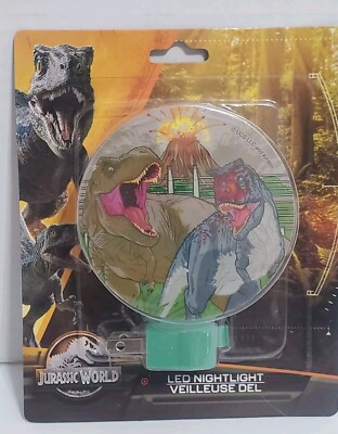 Jurassic Park T-Rex Tyrannosaurus Rex Dinosaur Night Light Room Decor ...