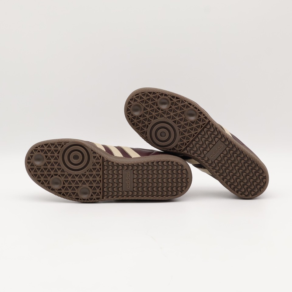 IF7004 adidas Originals Samba OG Maroon Crystal Sand Gold Metallic ...