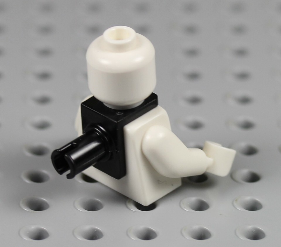 LEGO - Neck Bracket w/ Back Stud - Minifigure Body Wear Dark Light Gray ...