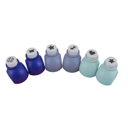 Mini Paper Punch Set, for Craft, Multi-Color, 6 Piece | eBay