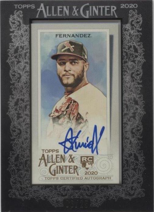 2020 Topps Allen & Ginter's - Mini Baseball Autographs Junior Fernandez ...