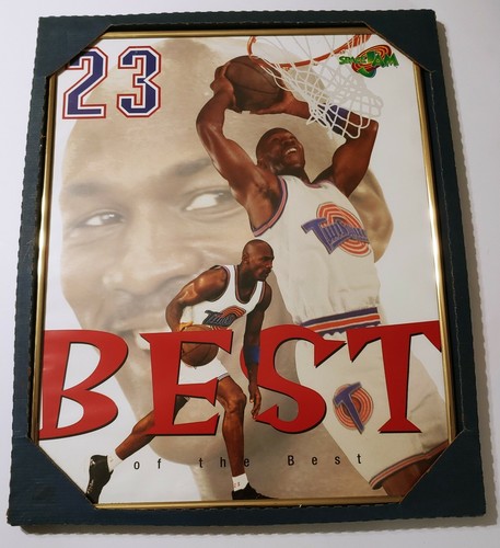 1996 Michael Jordan Space Jam 23 Best of the Best Framed Poster 16 x 20 ...