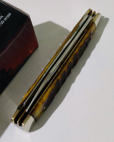 YELLOW BONE DOCTORS DR. HUNTING POCKET KNIFE W/ SPATULA S.W. !!! | eBay