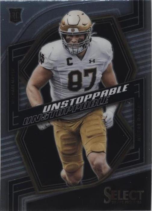 2023 Panini Select Draft Picks - Unstoppable Michael Mayer #UN-10 (RC ...