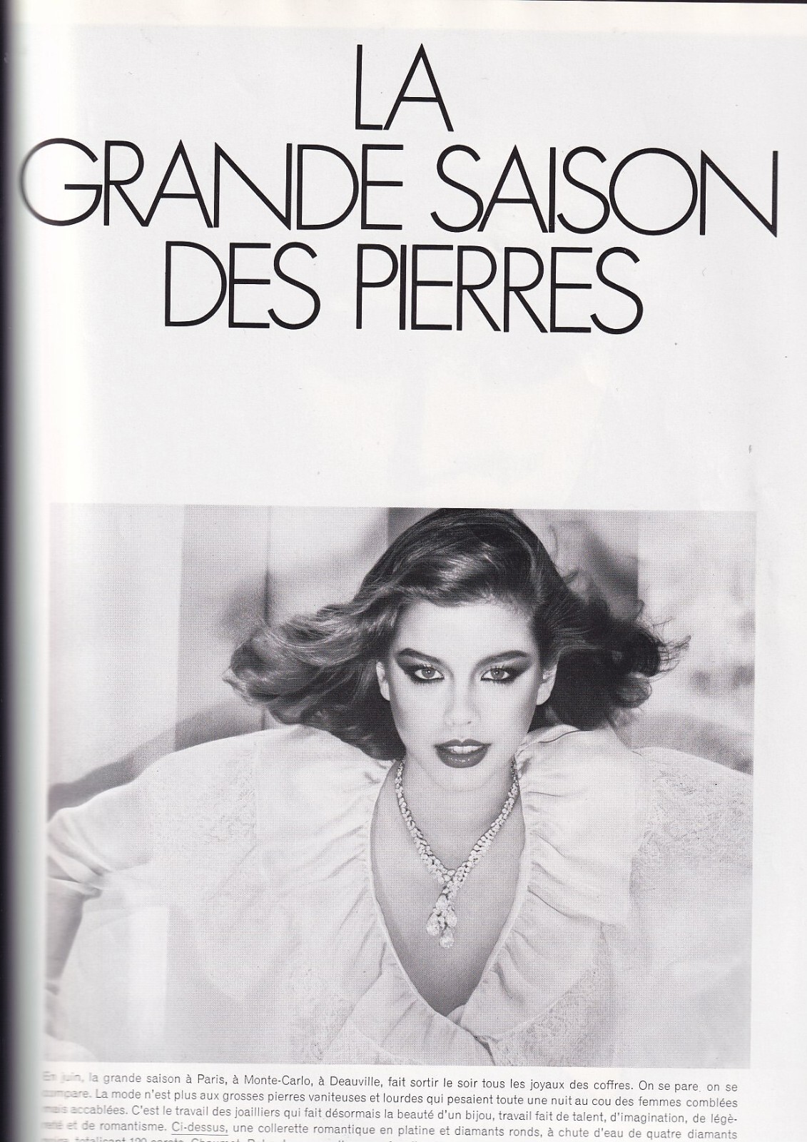 VOGUE PARIS 1977 LENA KANSBOD FURS MARCIE HUNT RAQUEL WELCH GUY BOURDIN ...