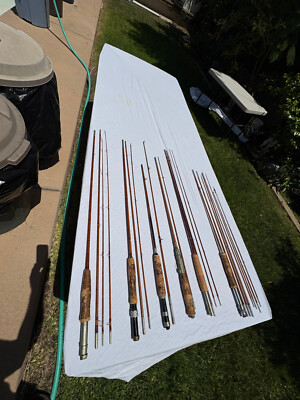 vintage bamboo fly fishing rods | eBay