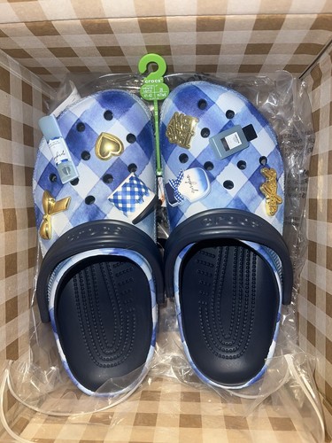 Limited Edition Bath & Body Works GINGHAM SCENTED Crocs Classic Clog M ...