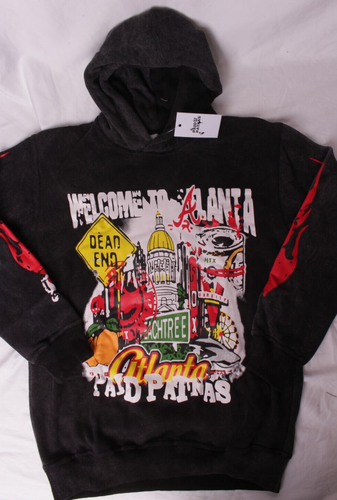 Paid Patnas hoodie - black wash - Welcome to Atlanta I heart ATL ...