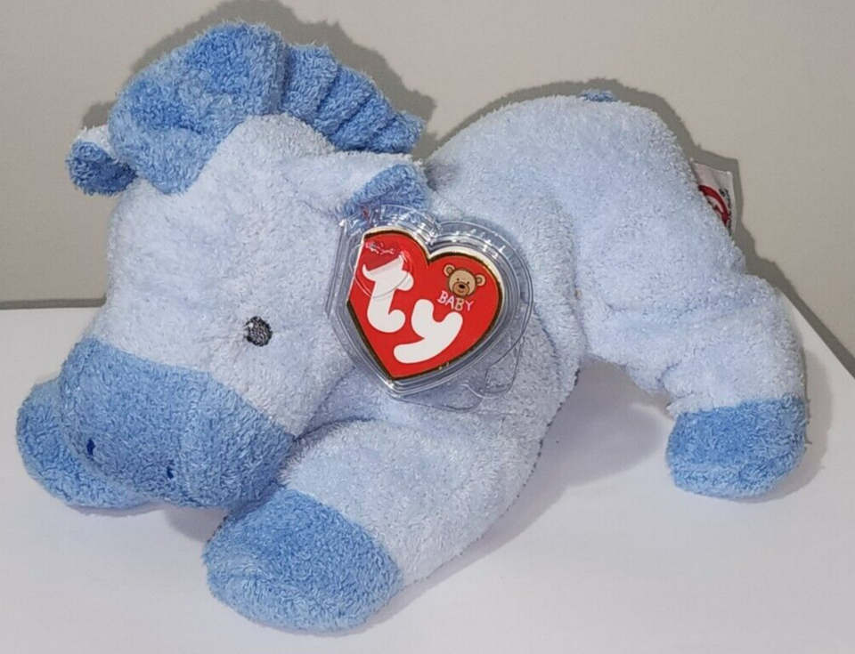 Ty BABY TY - MY BABY HORSEY BLUE the Horse 9" MWMT Soft Plush Stuffed ...