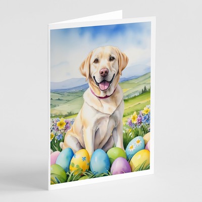 Yellow Labrador Retriever Easter Egg Hunt Cards Envelopes Pk 8 ...