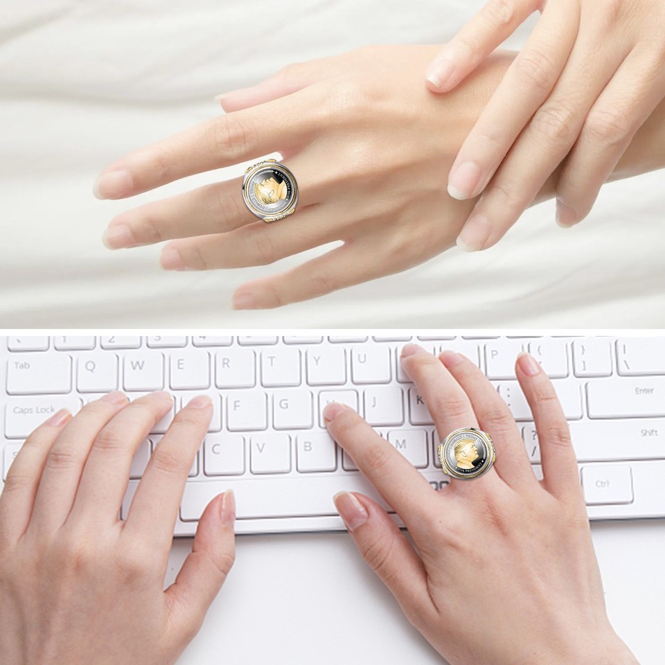 USA President Trump Ring Donald Trump Ring 45th President Commemorative ...