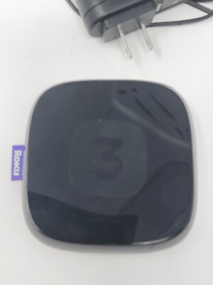 ROKU 3 MODEL 4200X BLACK MEDIA STREAMER W/ REMOTE, POWER WORKING | eBay