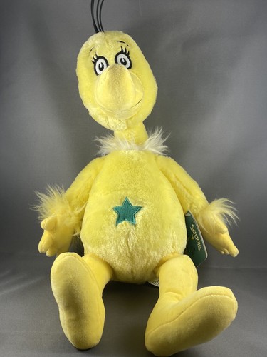 NEW DR. SEUSS SNEETCH STUFFED YELLOW PLUSH GREEN STAR NWT KOHLS CARES ...
