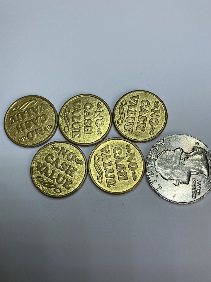 5 CLASSIC FUN CENTER ARCADE TOKENS - (OBSOLETE, RETIRED) SANDY, UTAH | eBay