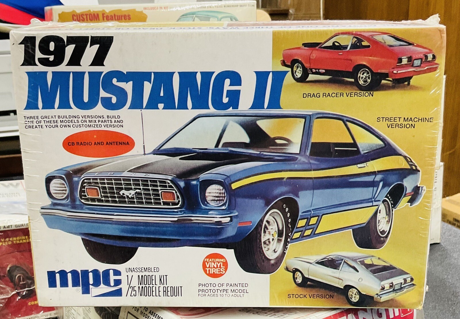 RARE FACTORY SEALED ORIGINAL VINTAGE MPC "NEW MUSTANG II Model KIT | eBay