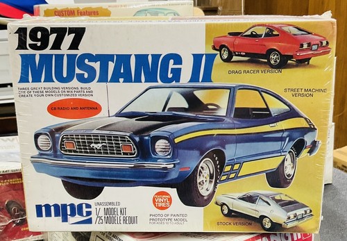 RARE FACTORY SEALED ORIGINAL VINTAGE MPC "NEW MUSTANG II Model KIT | eBay
