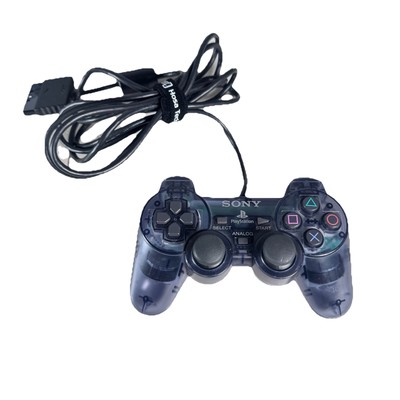 Official Sony PlayStation 2 PS2 DualShock Controller Transparent Smoke ...