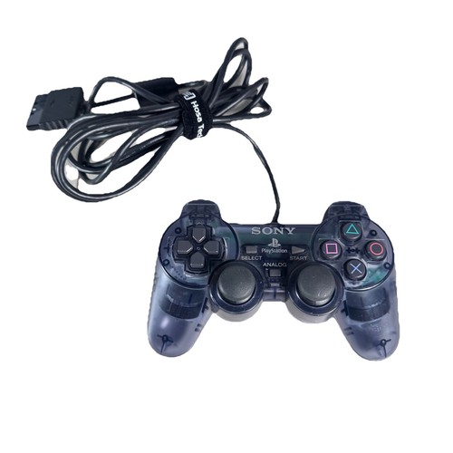 Official Sony PlayStation 2 PS2 DualShock Controller Transparent Smoke ...